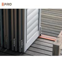 China Rational Construction Aluminum Louver Window And Door Electrostatic Spraying for sale