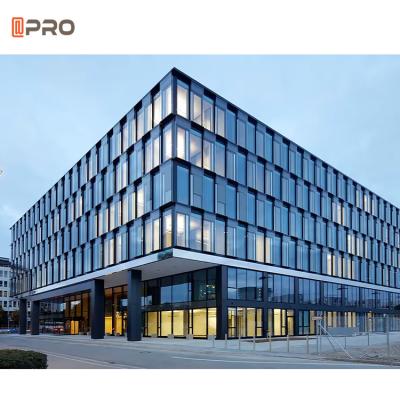 China Glass Wall Facade Building 1-4mm  blue Glass Curtain Wall System for building for sale