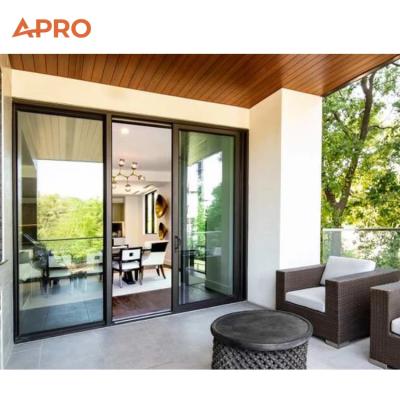 China EPDM Gasket Aluminum Folding Doors With Powder Coating Frame Finishing for sale