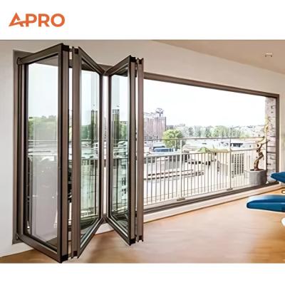 China Portas dobráveis de alumínio Produtos personalizáveis de alto desempenho à venda
