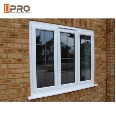 China White Glass Aluminum Sash Windows For Bathroom High Durability Easy Cleaning for sale