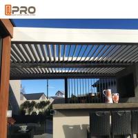 China Customized Modern Aluminum Pergola Motorized Surface Finished for sale