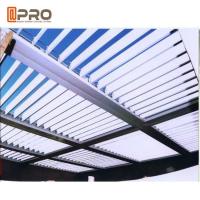 China Customized Modern Aluminum Pergola Motorized Surface Finished for sale