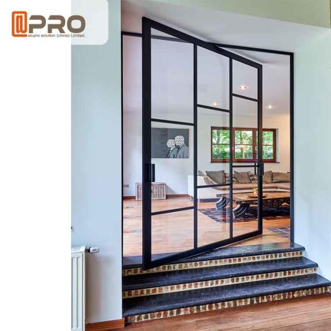 aluminum pivot front door,center pivot door,entrance pivot door,pivot door modern