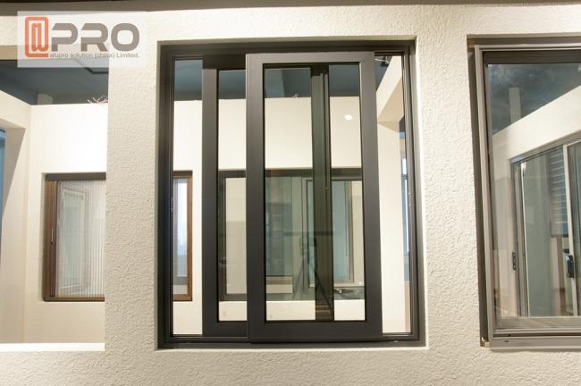 glass sliding reception window,aluminium sliding mesh window,double pane sliding window
