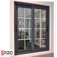 China Custom Made Double Glazed Aluminium Sliding Windows Horizontal Opening Pattern sliding window track system for sale