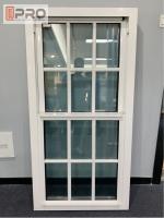 China Customized Soundproof Single Hung Window  / Villa Double Glazed Top Hung Window for sale
