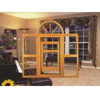 China Customized Soundproof Single Hung Window  / Villa Double Glazed Top Hung Window for sale