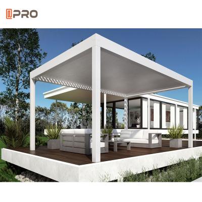 China Framed Aluminum Modern Garden Customized Arches Arbours Pergola Waterproof for sale