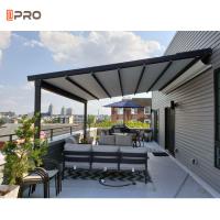 China Automatic Retractable Canopy Pergola Easily Assembled Customized Size for sale