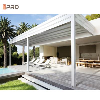China Custom Adjustable Aluminum Louvered Pergola Outdoor Gazebo for sale