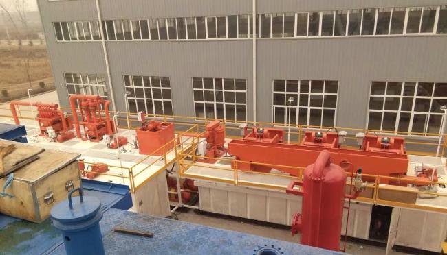 Sistema di controllo dei solidi dell'impianto offshore di AIPU ZJ70