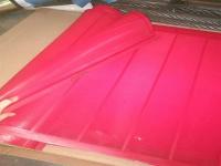China Flat Polyurethane Shale Shaker Screen With Yarn Embeded for sale