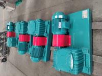 China Horizontal Worm Geared Mud Tank Agitator Explosion Proof With Double Impeller for sale