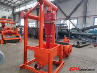 China Polyurethane Hydraulic Drilling Mud Cleaner Circulating Cyclone Desander for sale