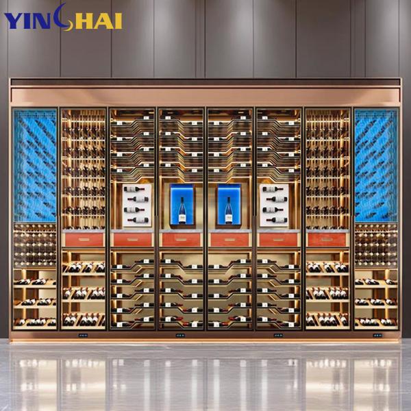 Quality Modern Large Wine Credenza Fridge Cabinet Furniture Bar Furniture For Home for sale