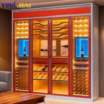 China Customized High Quality Temperature Controlled Wine Cabinet Storage for sale