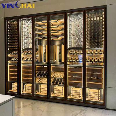 China Good Quality Professional Stainless Steel 304 Wine Fridge Display Wine Fridge for sale