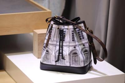 Cina Alta borsa di lusso del secchio di Capicity 26cm delle signore con i modelli architettonici in vendita