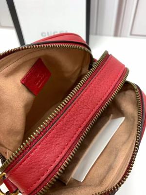 Cina Borsa a tracolla della cinghia della catena del quadrato rosso di Famale con la linea ricamata in vendita