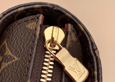 Cina La borsa delle donne aperte di Brown della chiusura lampo, donne di cuoio di Genunie mette la borsa sulle spalle in vendita