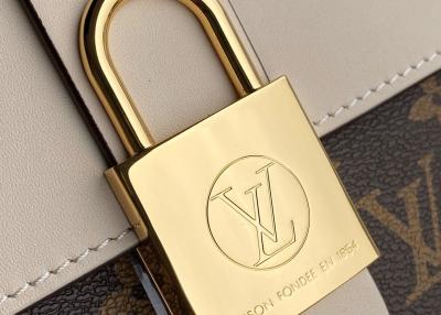 Cina Borsa di lusso del secchio della maniglia nera delle donne con il fermo della serratura in vendita