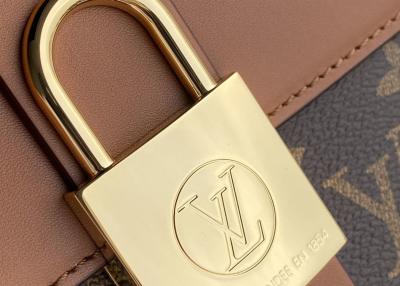 Cina Borsa di lusso del secchio della maniglia nera delle donne con il fermo della serratura in vendita