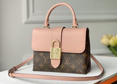 Cina Borsa di lusso del secchio della maniglia nera delle donne con il fermo della serratura in vendita