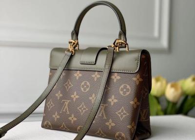 Cina Borsa di lusso del secchio della maniglia nera delle donne con il fermo della serratura in vendita