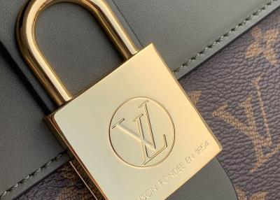 Cina Borsa di lusso del secchio della maniglia nera delle donne con il fermo della serratura in vendita