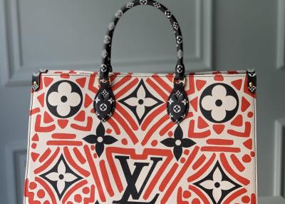 Cina Monogramma Tote Shopper Bag di cuoio in vendita