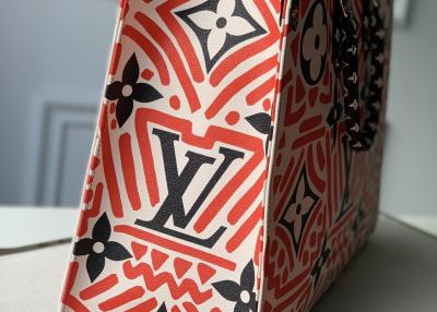 Cina Monogramma Tote Shopper Bag di cuoio in vendita