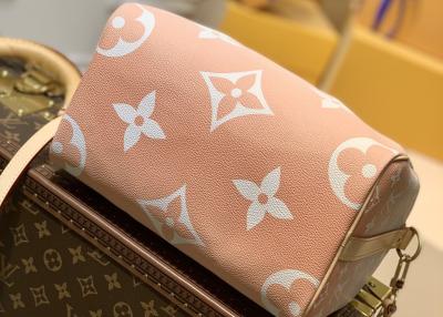 Cina Il LV appoggia l'abbellimento del fiore di cuoio della borsa della tela del monogramma di 25cm in vendita