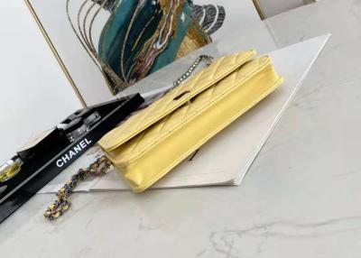 Cina Portafoglio di lusso propenso di marca della pelle bovina 19cm della spalla con la catena in vendita