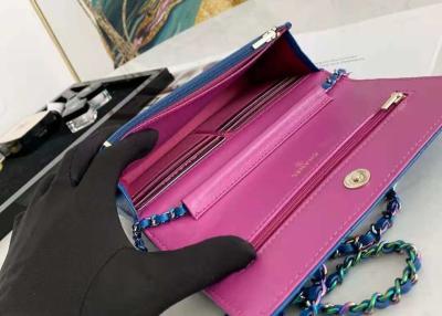 Cina Portafoglio di lusso propenso di marca della pelle bovina 19cm della spalla con la catena in vendita