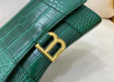 Cina Borsa della pelle del coccodrillo della stampa dell'alligatore, 23cm Tote Handbag di lusso in vendita