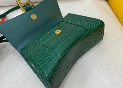 Cina Borsa della pelle del coccodrillo della stampa dell'alligatore, 23cm Tote Handbag di lusso in vendita