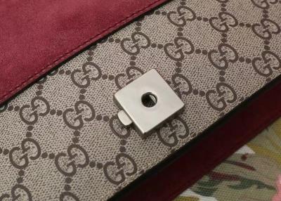 Cina Borsa della spalla di rosa di rettangolo, Rose Pattern Vintage Chain Bag in vendita