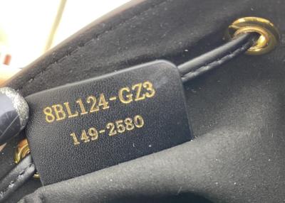 Cina Borsa di lusso inter- di cuoio bianca del secchio del corpo 10cm stampabile in vendita