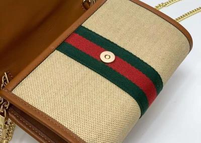Cina Gancio Tiger Luxury Chain Bag aperto, borsa a tracolla a strisce di cuoio del magnete della mucca in vendita