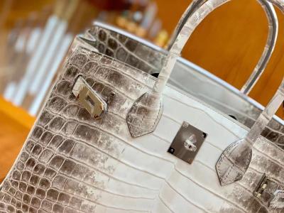 Cina Cuoio amichevole di Eco che allinea la borsa himalayana di Birkin del coccodrillo di 30cm per le donne in vendita