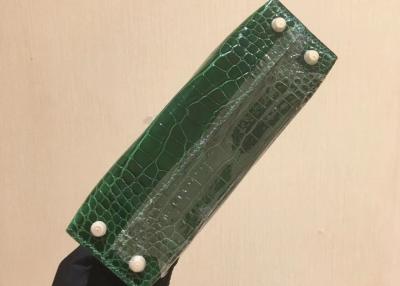Cina Emerald Crocodile Skin Bag in vendita