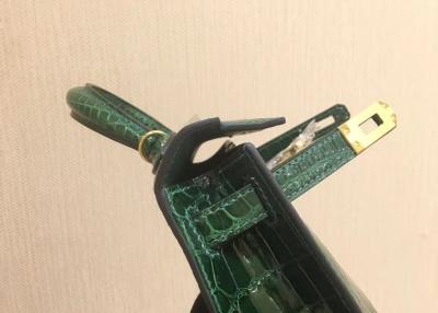 Cina Emerald Crocodile Skin Bag in vendita