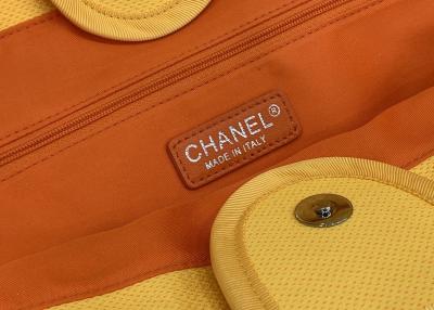Cina Borsa di lusso della tela del denim giallo della spiaggia per acquisto di viaggio in vendita