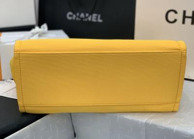 Cina Borsa di lusso della tela del denim giallo della spiaggia per acquisto di viaggio in vendita
