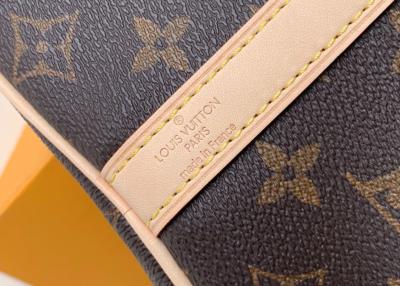Cina Borsa veloce 30 Damier Ebene Carvas del monogramma all'aperto di Brown LV in vendita
