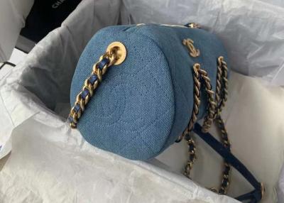 Cina La borsa a catena del denim d'annata del punto, secchio del cilindro di Famale insacca tutte le stagioni in vendita