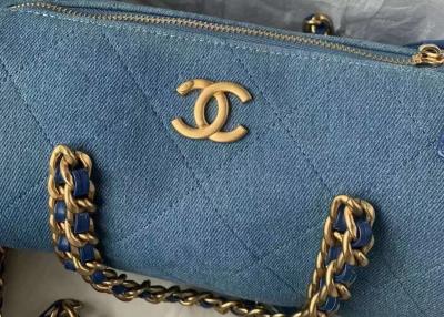 Cina La borsa a catena del denim d'annata del punto, secchio del cilindro di Famale insacca tutte le stagioni in vendita