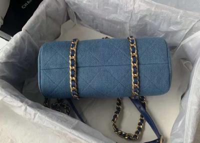 Cina La borsa a catena del denim d'annata del punto, secchio del cilindro di Famale insacca tutte le stagioni in vendita