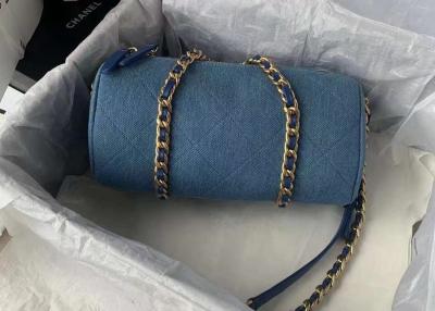 Cina La borsa a catena del denim d'annata del punto, secchio del cilindro di Famale insacca tutte le stagioni in vendita
